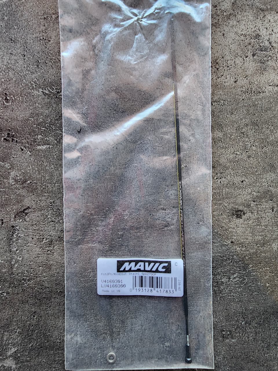 Mavic Spoke Kit 2 Front/Rear Non Drive Side Stainless Spoke 273 Cosmic ...