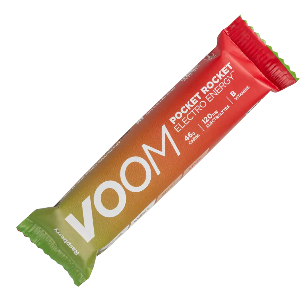 Voom Pocket Rocket Electro Energy Bar Raspberry | Buy Bars Online ...